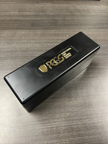 LOT OF (6) -BLACK PCGS STORAGE HOLDER BOX - Can Hold 20 PCGS Slabs. Six ...