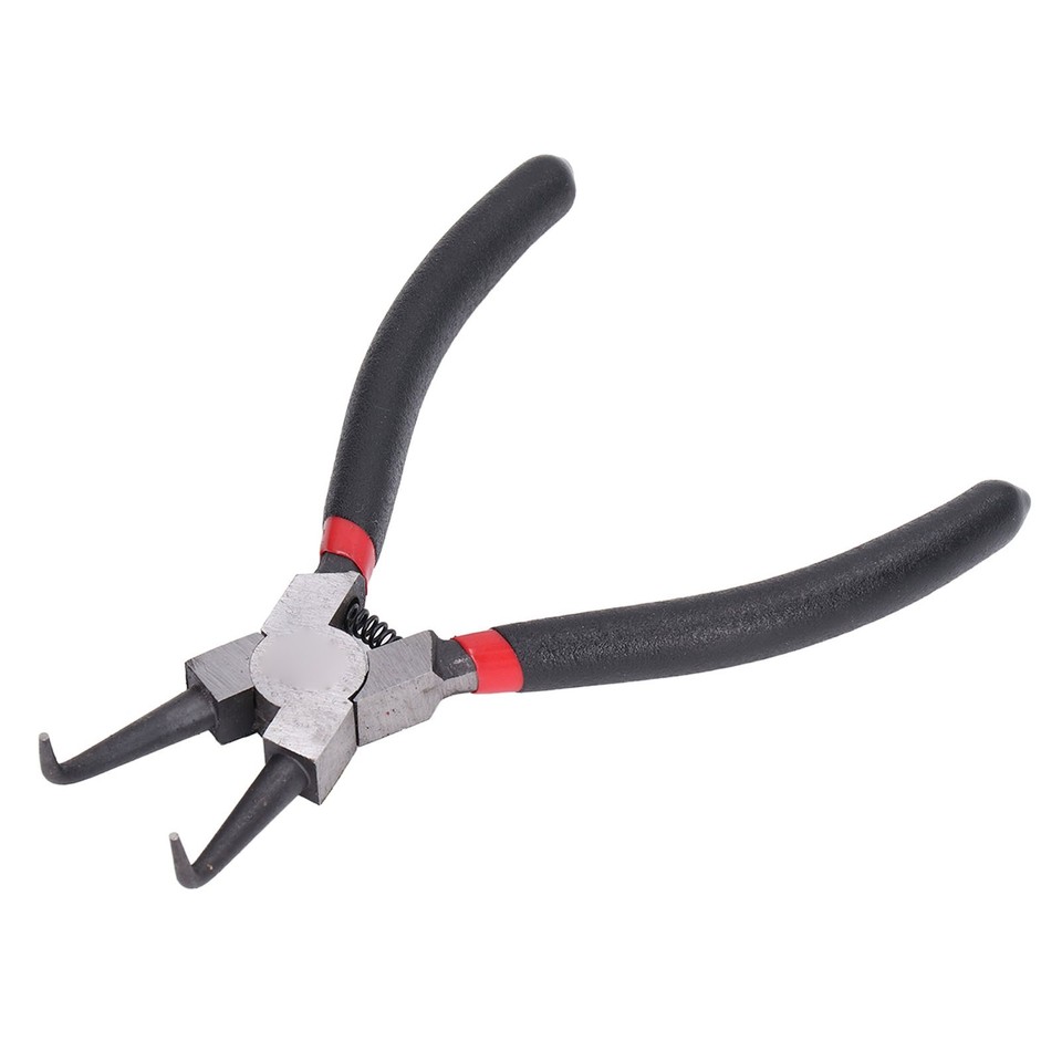 Internal Curved Retainer Ring Pliers Carbon Steel Rubber Circlip Pliers ...