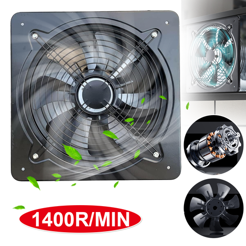 12 inch Industrial Ventilation Extractor Metal Plate Fan Axial ...