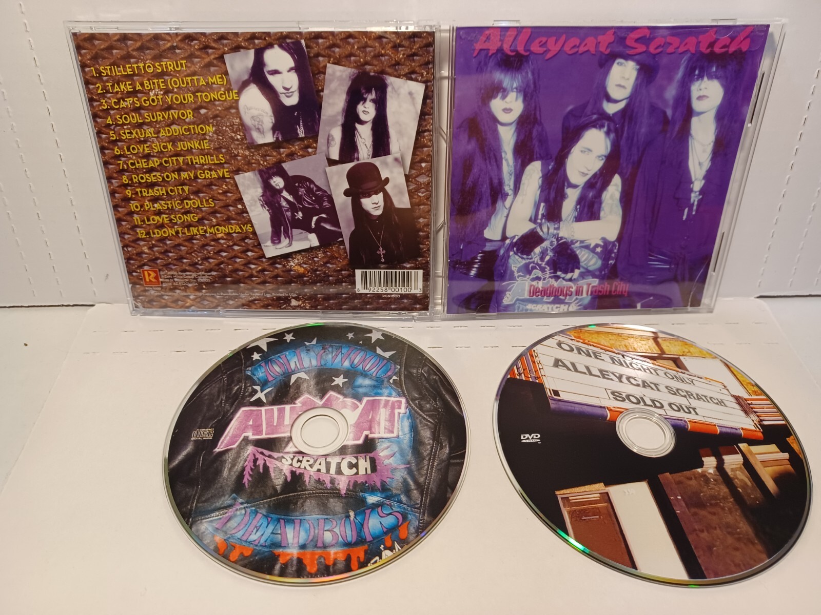 Alleycat Scratch - deadboys in trash city CD + DVD 2006 REGENERATION ...