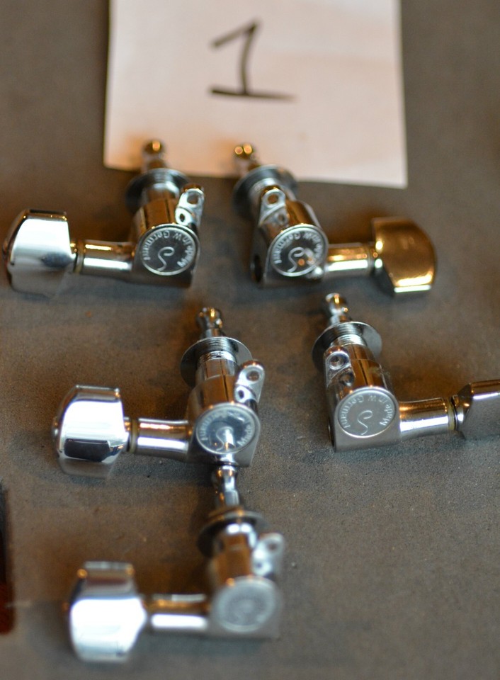 Vintage Guitar Tuners Tuning Pegs Grove, Fender, Alvarez, Schaller ...