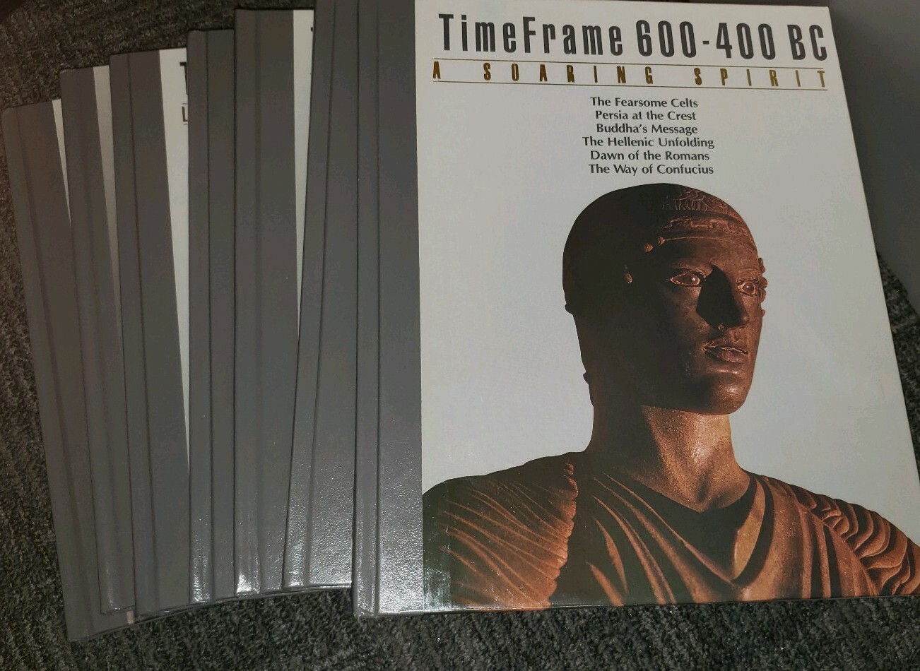 Time-Life TIME FRAME Series 600 BC to 1400 AD 1987 Set of 7 HC Books LN ...