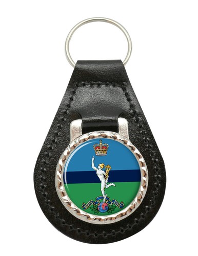 Royal Corps of Signals, British Army Leather Key Fob | eBay