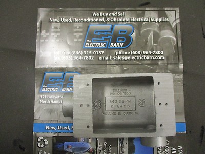 KILLARK FSL-2, 1 GANG ALUMINUM DEVICE BOX 3/4" THREADED HUBS- NEW-S | eBay