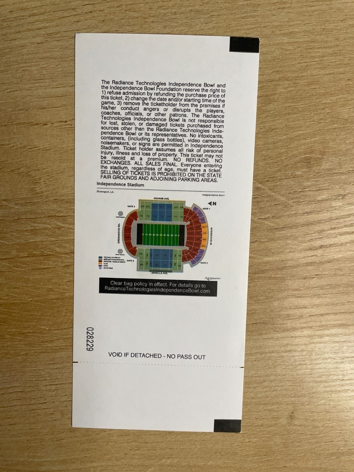 2021 Independence Bowl UAB Blazers Vs. BYU Cougars Football Ticket ...
