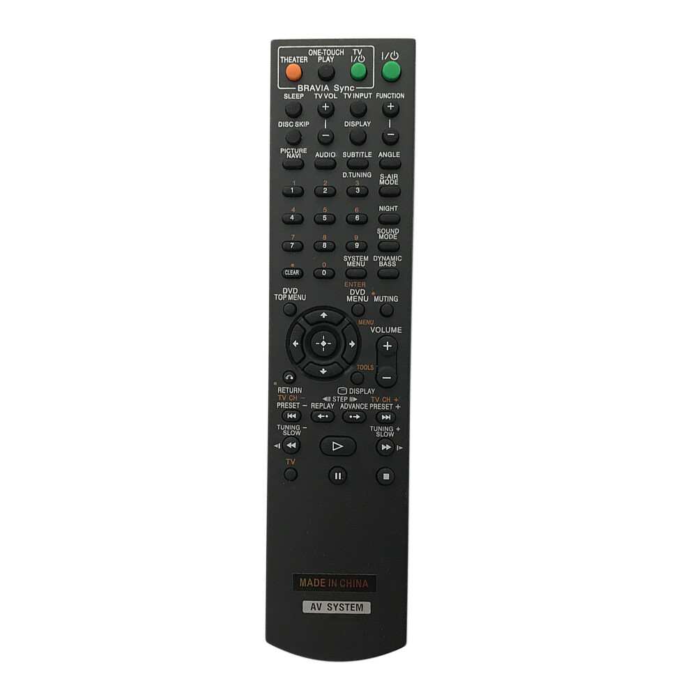 SONY DAV-HDX576WF AV System Remote Control RM-ADU007 | For SONY HCD ...