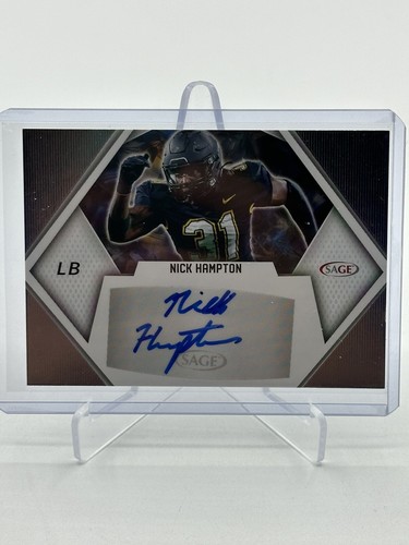 2023 Sage High Series Nick Hampton Auto A-NH | eBay