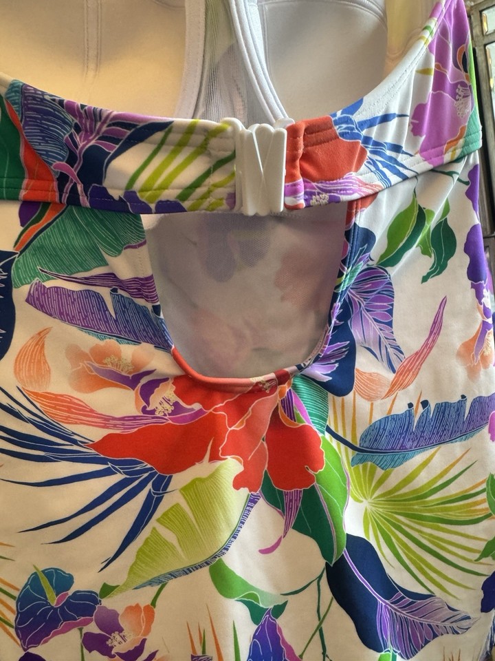 Figleaves Tropical Pattern Swimsuit, 38DD BNWT | eBay UK