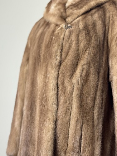 Vintage EMBA Pastel Natural Brown Mink Fur Coat Real Mink Luxury ...