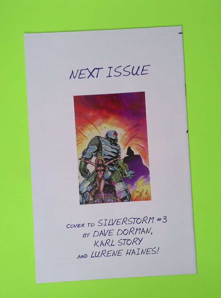 Silver Storm #2 Vol. 2 1998 Silverline Comics 8.0 Comic Book W236-149 ...