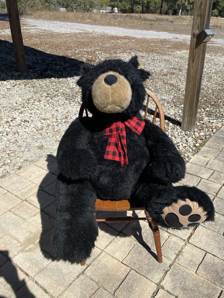 Giant 46” Boyd’s Bear & Baby 20” Bear Stuffed Animal Plush Black ...