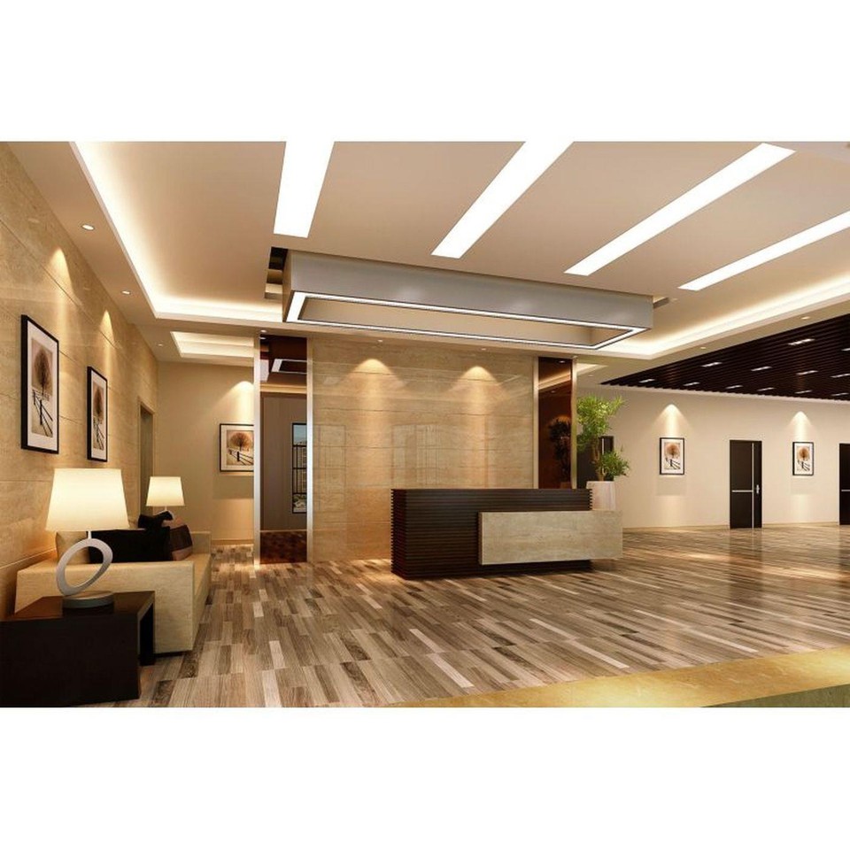 2m LED Drywall profile ADD for cove lighting 40-80mm Viewing leg Steel ...