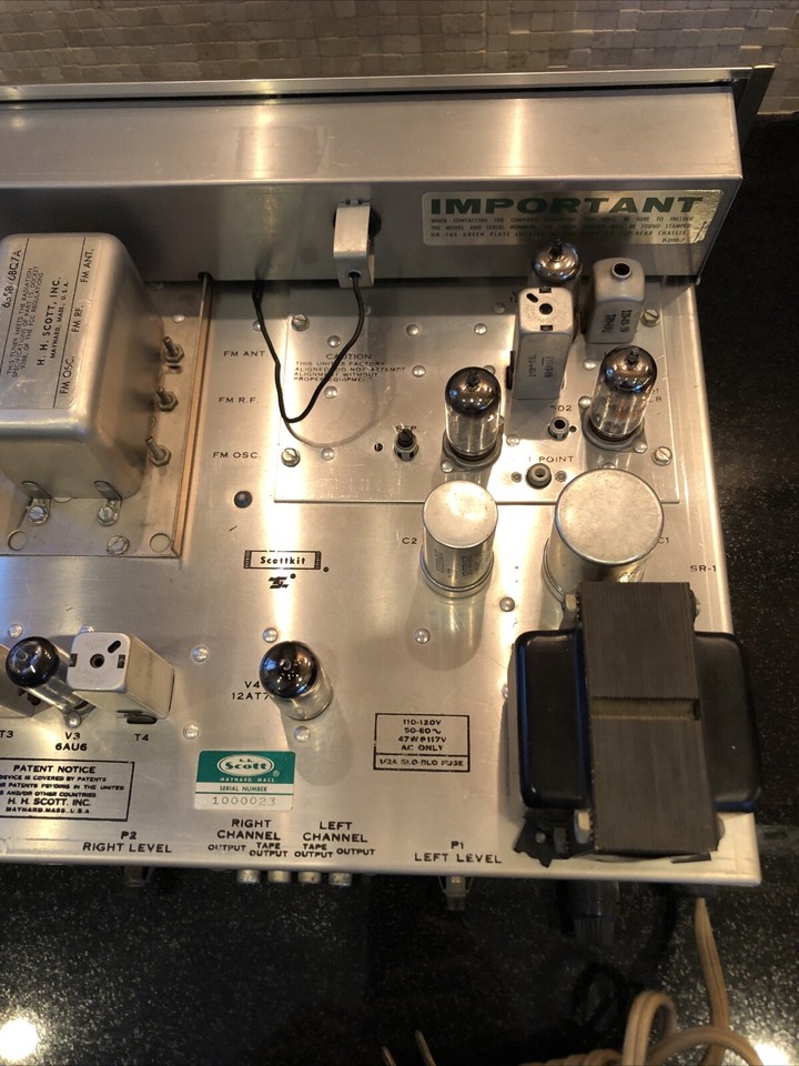 Scott Stereomaster LT-110B FM MPX Stereo Tube Tuner Perfect Working ...