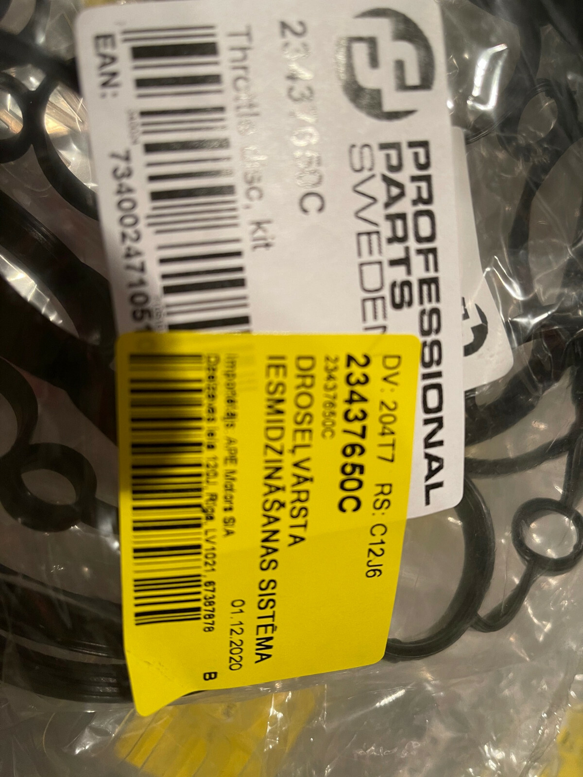 Throttle flap repair KIT 30777650 VOLVO D5 V70 S60 XC90 XC70 C70 ...