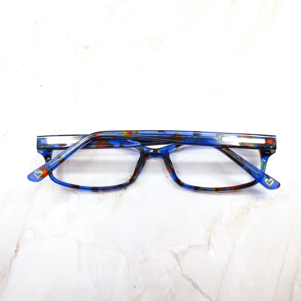 Hard Candy Blutt Eyeglasses Frame HC13 Women's Blue Tortoise Rectangle ...