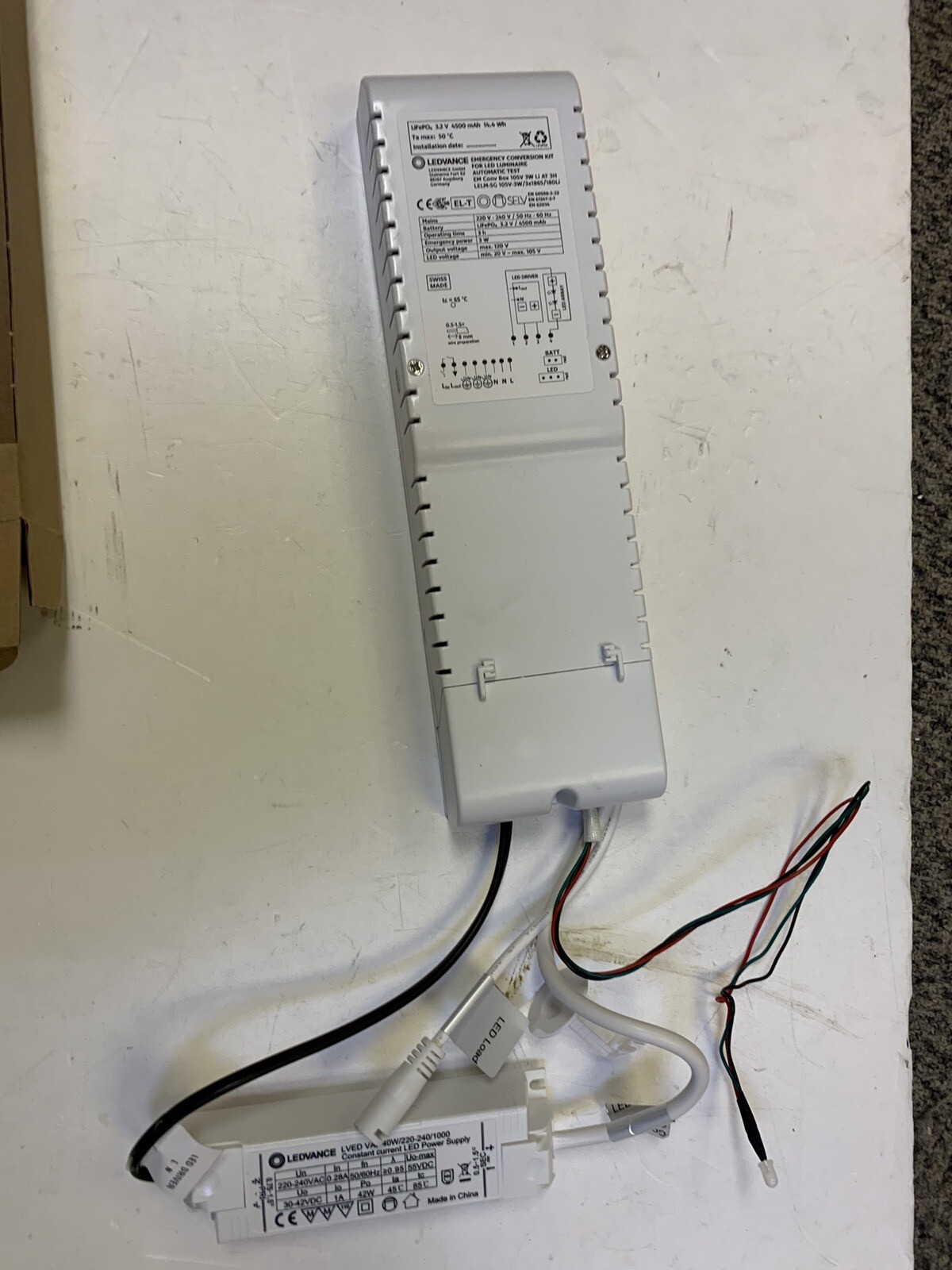 Emergency Battery Pack Driver LED Panel Downlights 40W 3Hr Power Backup ...