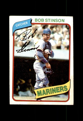 1980 TOPPS BASEBALL #583 BOB STINSON | eBay