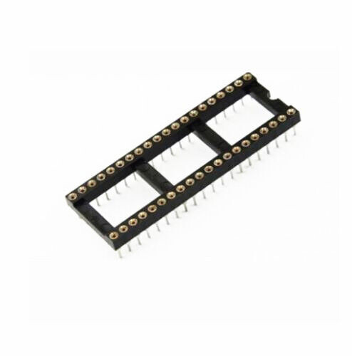 2pcs DIP40 40Pin SIP Round IC Sockets Adaptor Solder Type gold plated machined | eBay