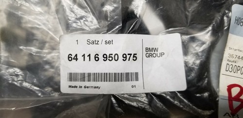 BMW Genuine HVAC Unit Case Gasket Set 64116950975 | eBay