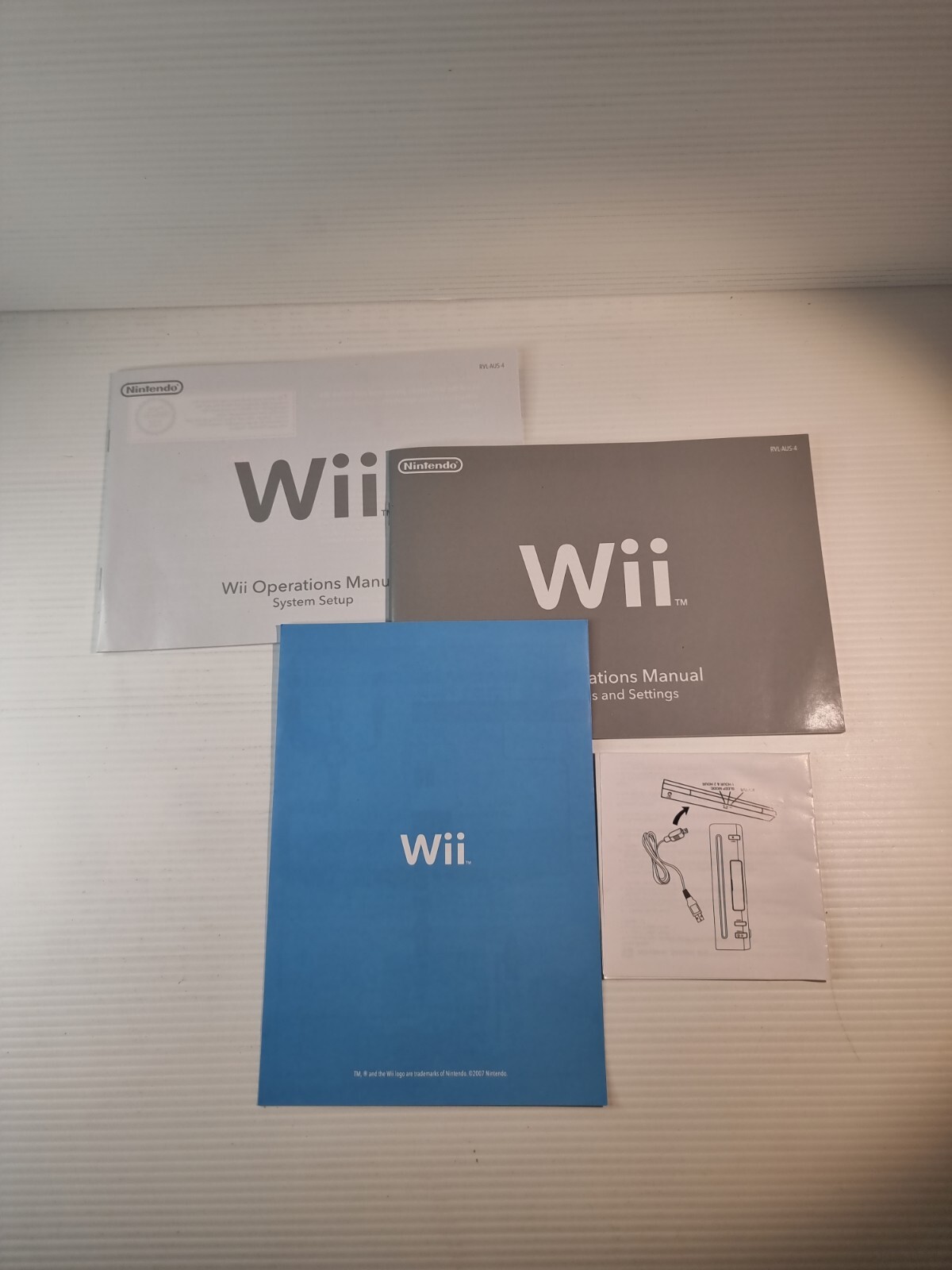 Nintendo Wii Operations Manual System Setup Step by Step Guide ...