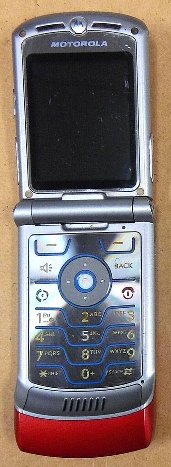 Motorola RAZR V3m - Fire Red ( Sprint ) Flip Phone - Very Rare Color ...