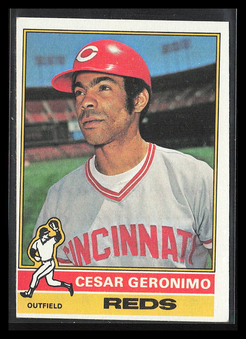 Cesar Geronimo 1976 Topps #24 Cincinnati Reds | eBay