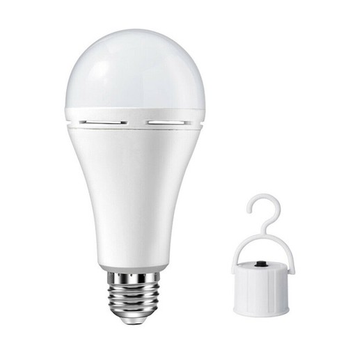 E27 Emergency Bulbs Rechargeable LED Light w/Battery Backup LED Bulb 9W ...