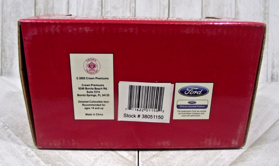 Crown Premiums Gold 1969 Ford Mustang Boss 429 1/43 Scale Die-Cast ...