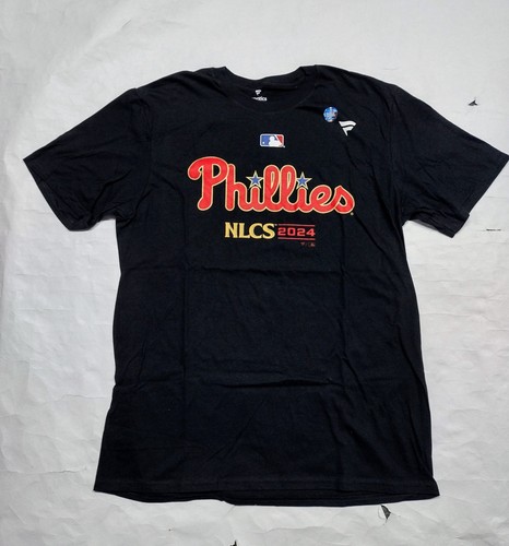 Philadelphia Phillies NLCS 2024 Fanatics T-Shirt Black MLB Playoffs Tee ...
