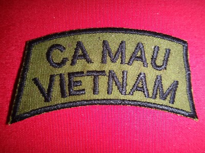 VIETNAM War "CA MAU VIETNAM" Subdued Tab Patch | eBay Australia