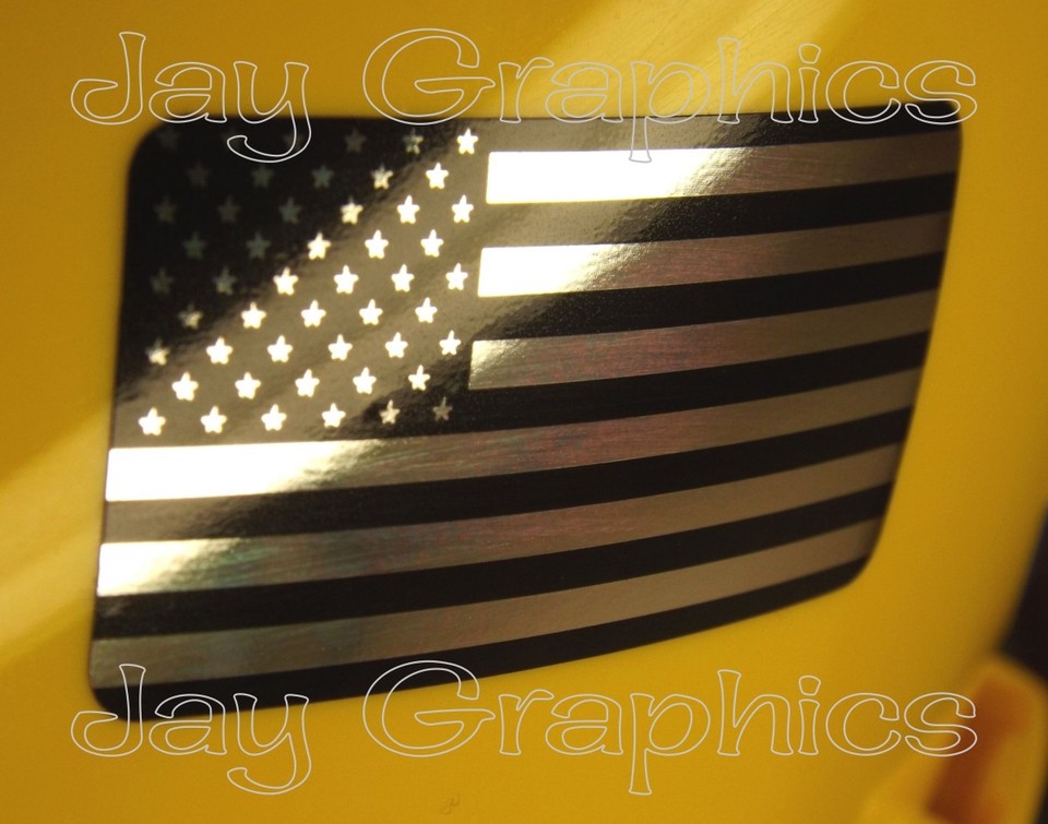CHROME American Flag Hard Hat Decals | Motorcycle Helmet Stickers ...