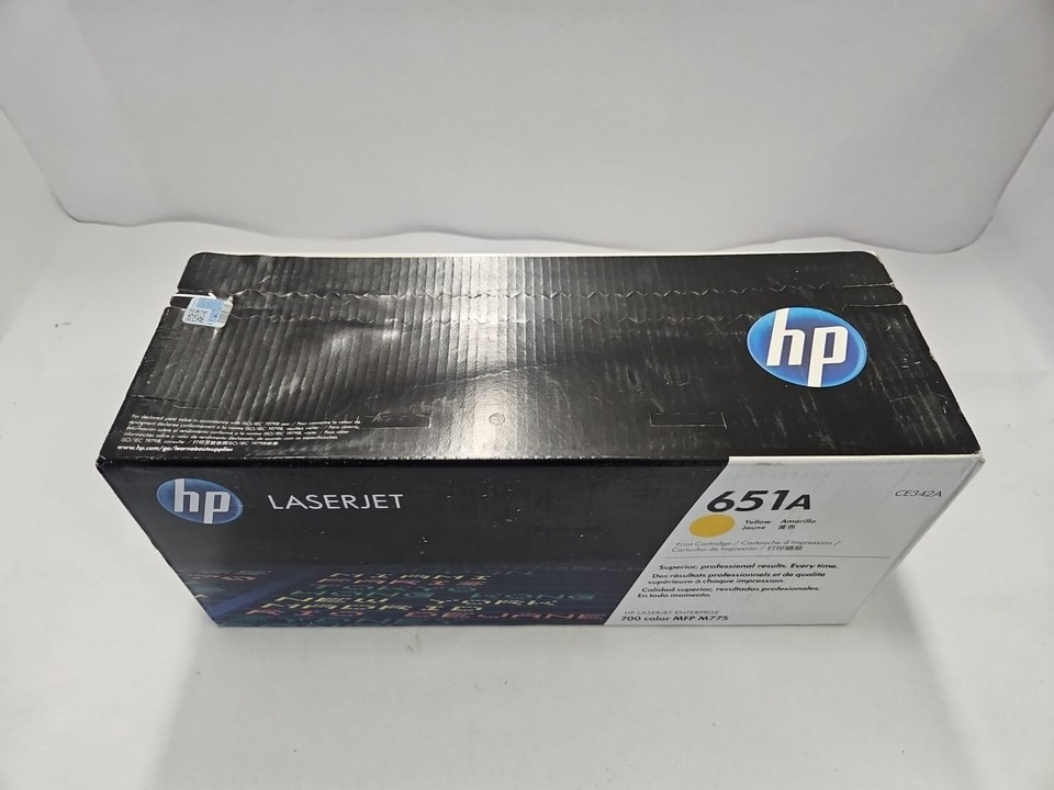 HP 651A Yellow Original LaserJet Toner Cartridge 16,000 pages CE342A ...