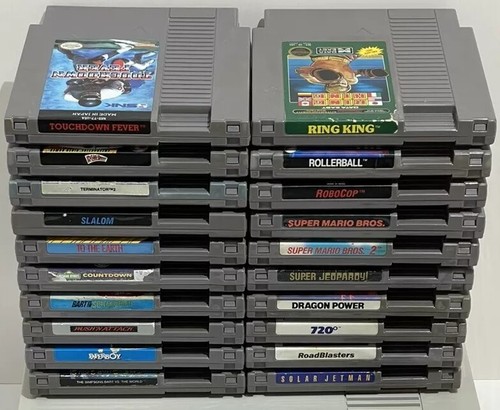 NINTENDO NES GAME BUNDLE 20 Game Lot POLISHED PINS CLEANED TESTED | eBay