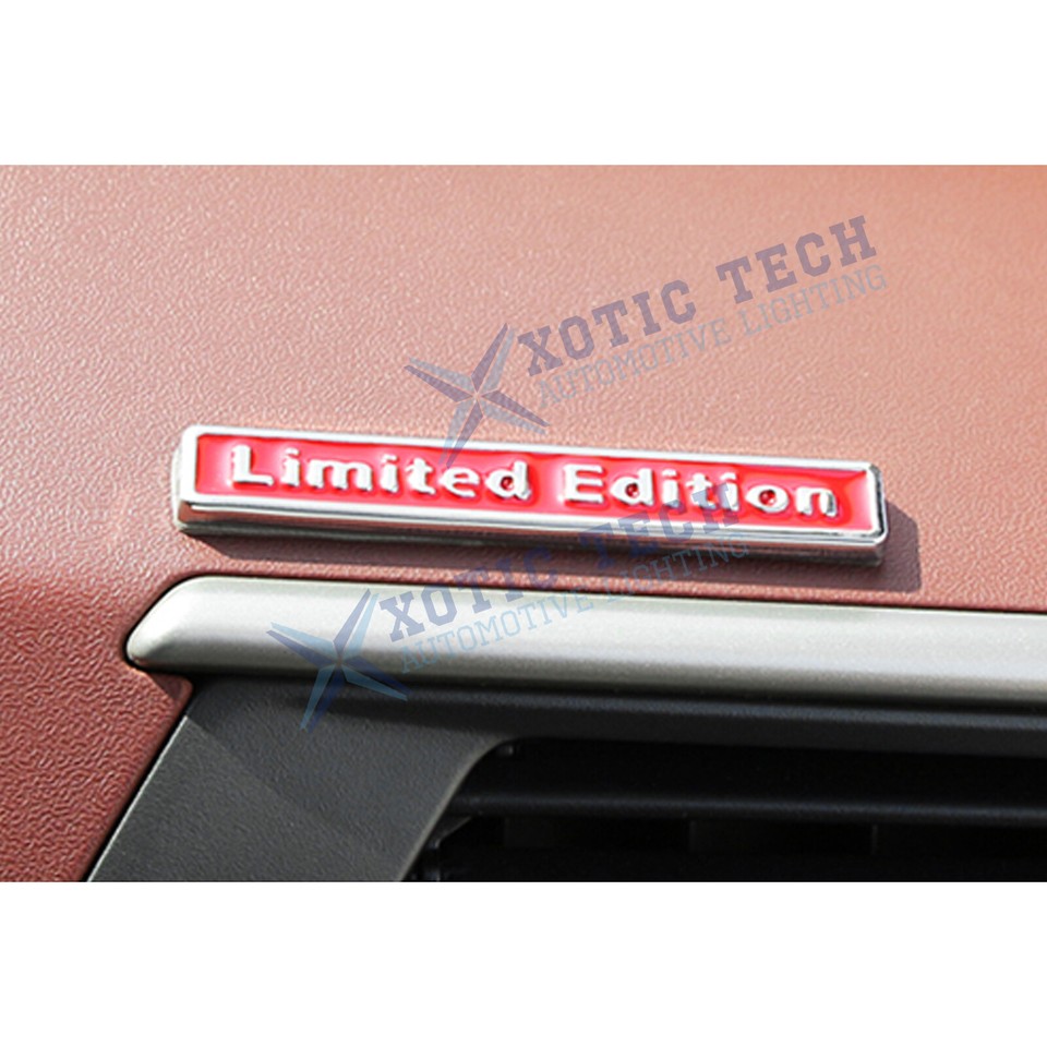 2pcs 3D Limited Edition Decal Car Trunk Metal Emblem Badge Body Fender ...