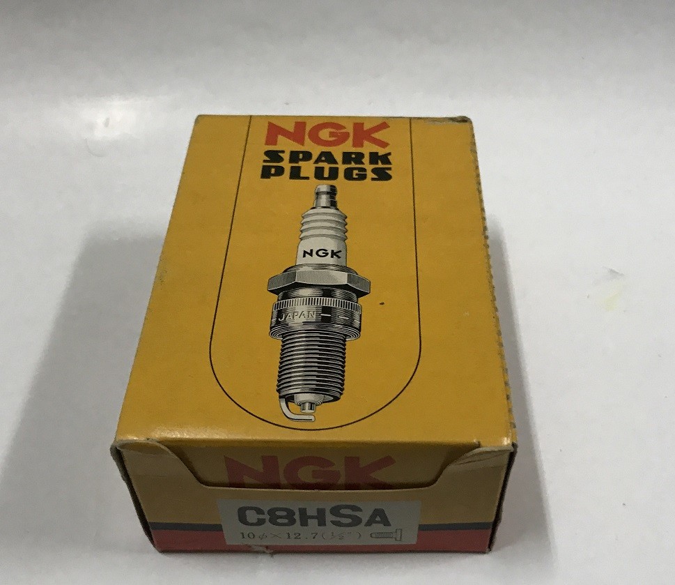 Package Box Mens 10 Spark Plug - Pack Made IN Japan NGK C8HSA | eBay