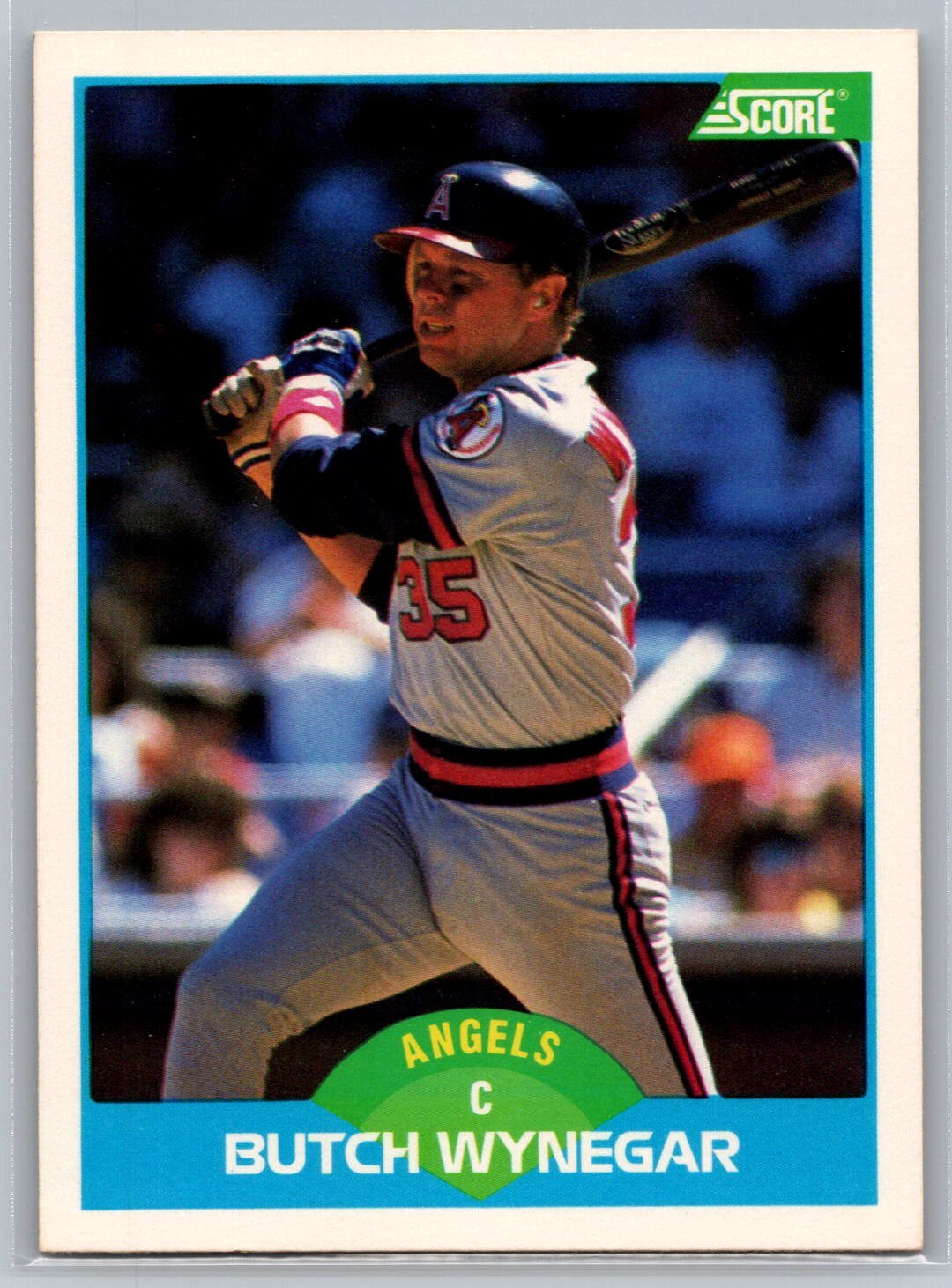 Butch Wynegar 1989 Score BASEBALL #140 California Angels | eBay