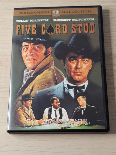 Five Card Stud DVD Region 4 PAL 1968 Dean Martin Robert Mitchum Inger Stevens 9324915052666 | eBay