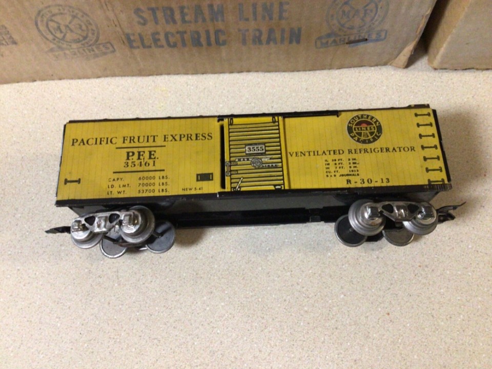 VINTAGE Marx STREAM LINE Steam Type ELECTRICAL TRAIN Set W/ORIGINAL ...