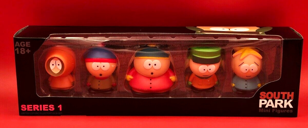 South Park Series 1 Limited Edition Collectors Box Set 5 Mini Figures NEW!