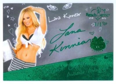 LANA KINNEAR "HOT 4 TEACHER AUTOGRAPH CARD /5" BENCHWARMER EMERALD ARCHIVE 2023 | eBay