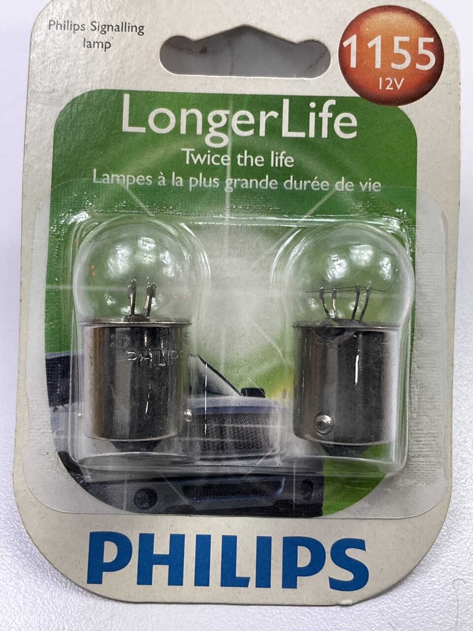 Philips 1155LLB2 Longerlife License Plate Lamp Light Bulb 1155 - 2 PACK ...
