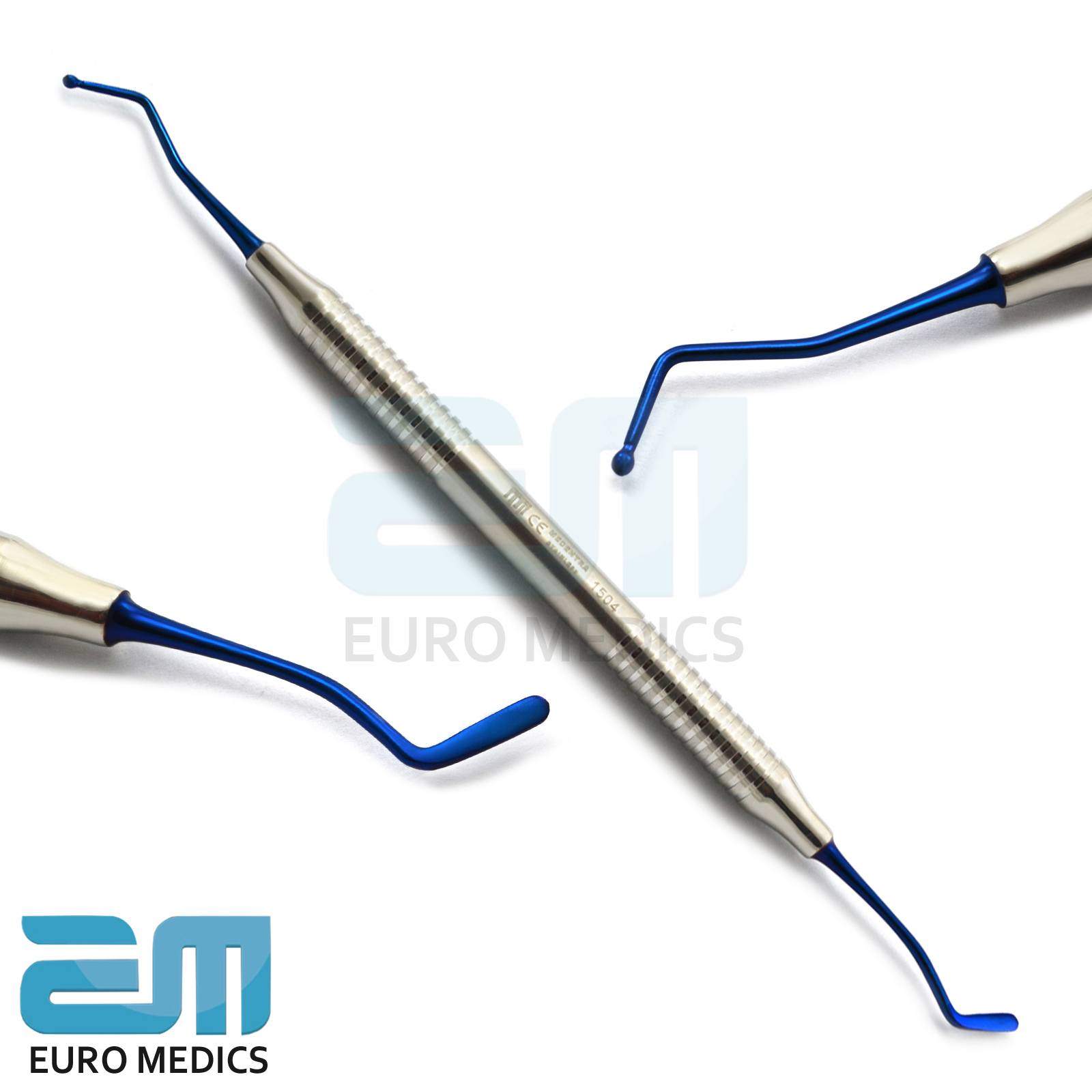 Dental Filling Instruments Composite Blue Titanium Coated Restorative ...