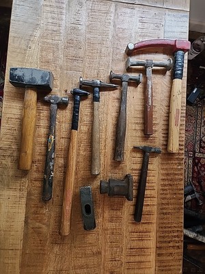 Lot of Auto Body Dent Hammers Mac Tool BTH 155 Auto Body Bumping Long ...