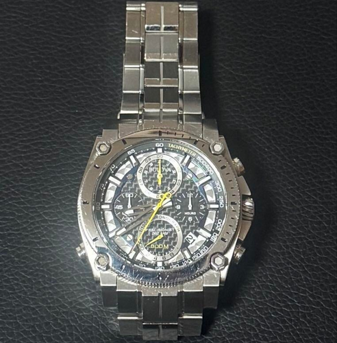 [USED Excellent] Bulova Precisionist 96B175 Chronograph Men's Rare ...