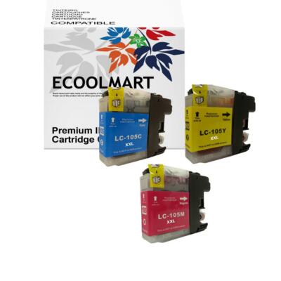 3 pack L105 ink Cartridge fits MFC-J4510DW MFC-J4610DW Printer HI-QTY ...