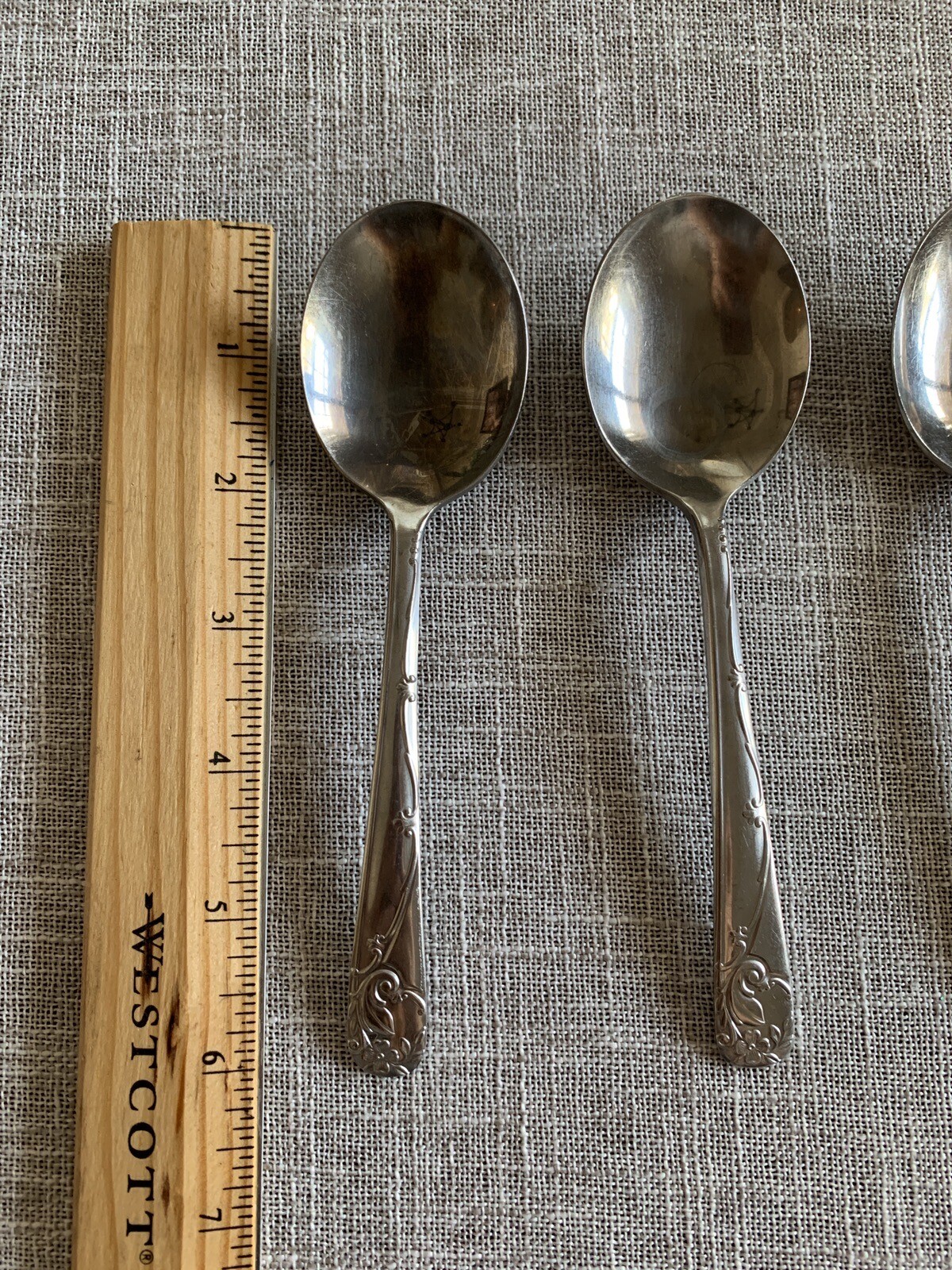 Lot of 6 Wallace Trellis Teaspoons Stainless Steel Floral Design | eBay