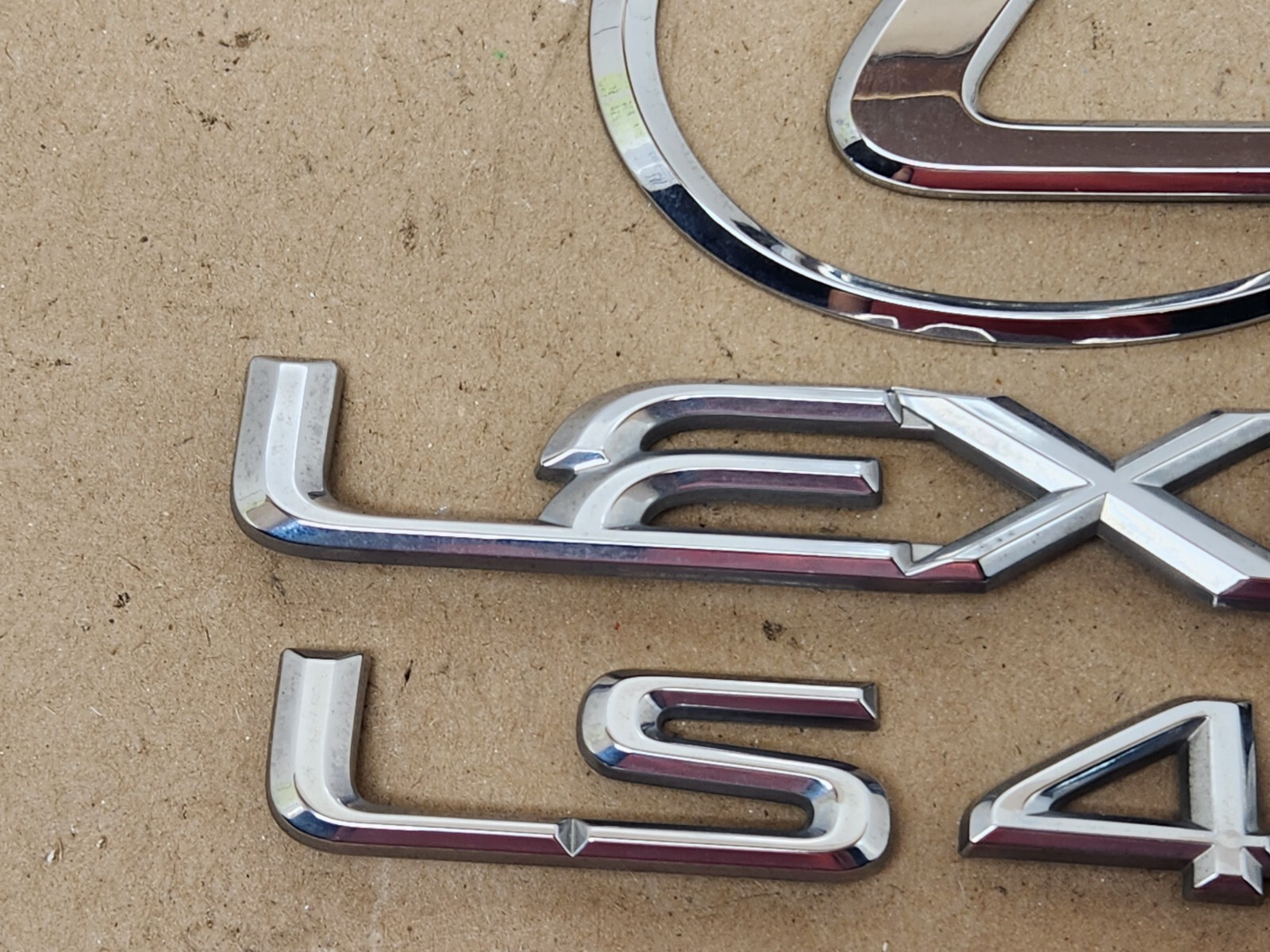 95 96 97 98 99 00 LEXUS LS400 FRONT HOOD REAR TRUNK EMBLEM LOGO BADGE ...