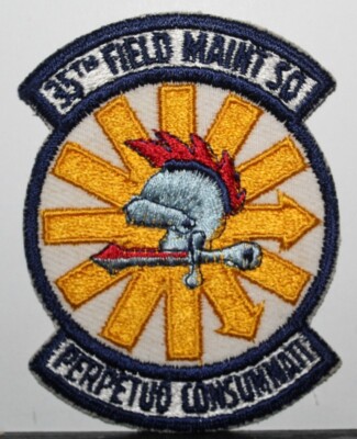 USAF 35th Field Maintenance Squadron Full Colored Insignia Badge Emblem ...