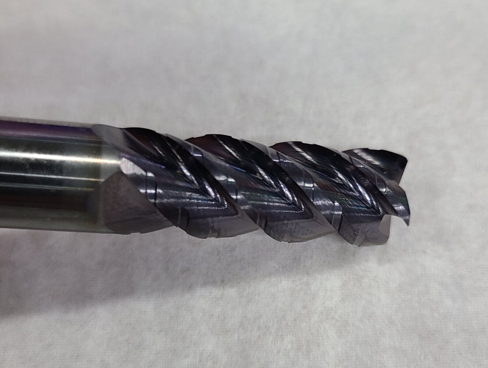 3/8" End Mill Solid Carbide 4 Flute Chip Breakers | eBay