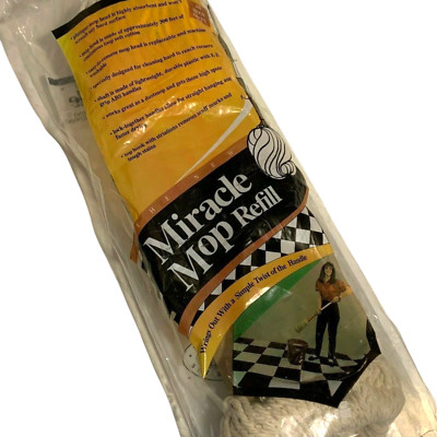 Ingenius Designs The New Miracle Mop Refill Replacement Head Vintage ...